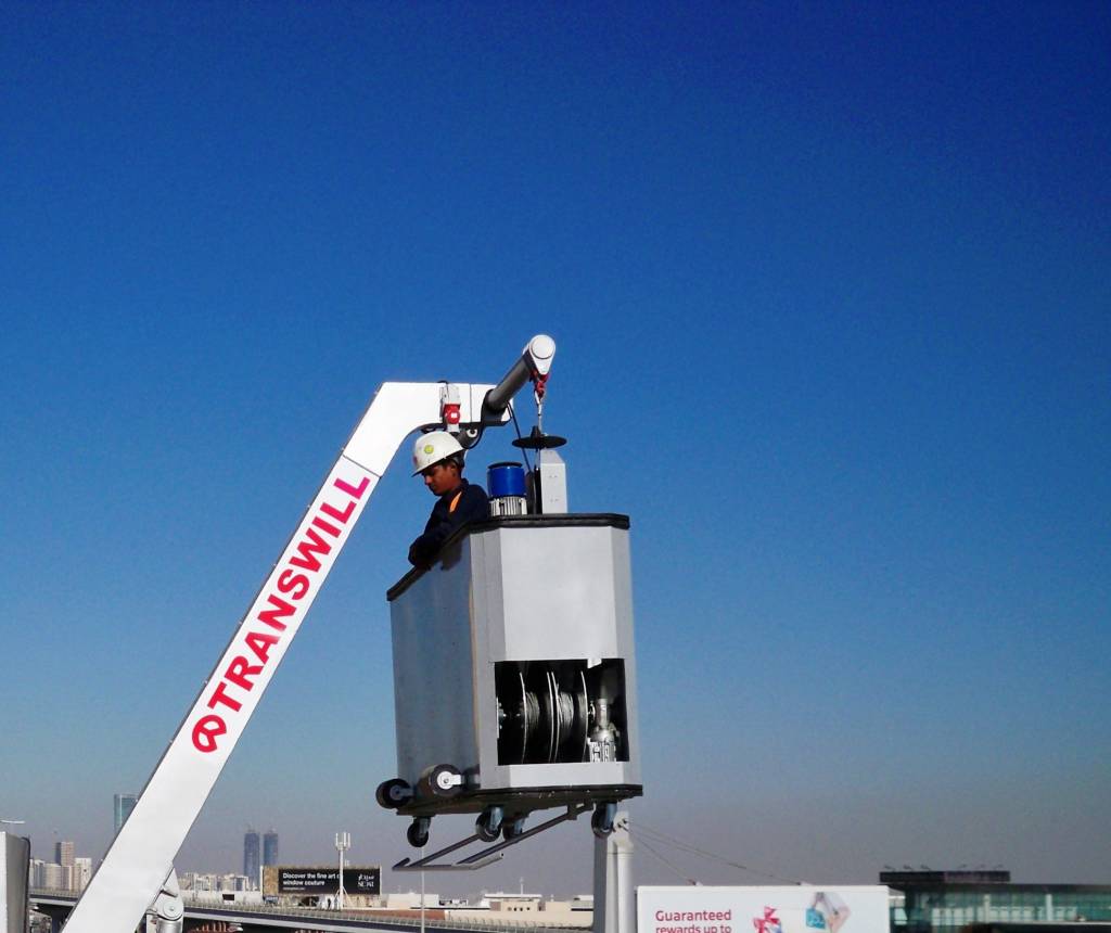 Facade Access BMU Cradle Roof Trolley System - Texas Technical Services